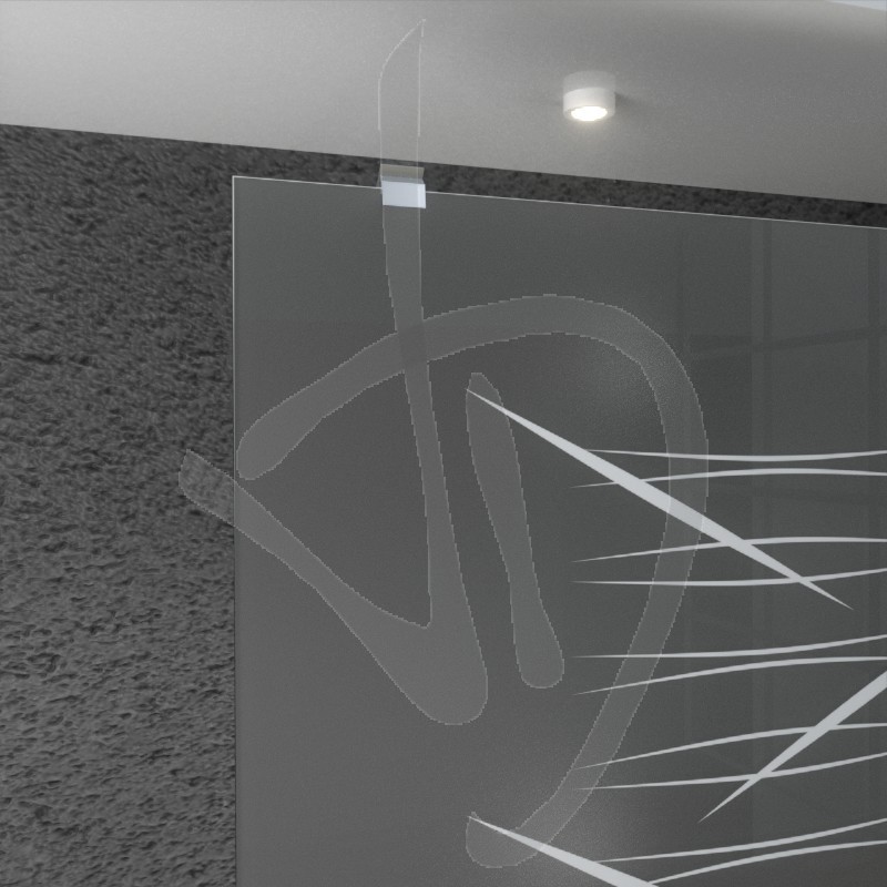 Vetri decorati per docce, vetro doccia fisso, arredo bagno, box doccia ...