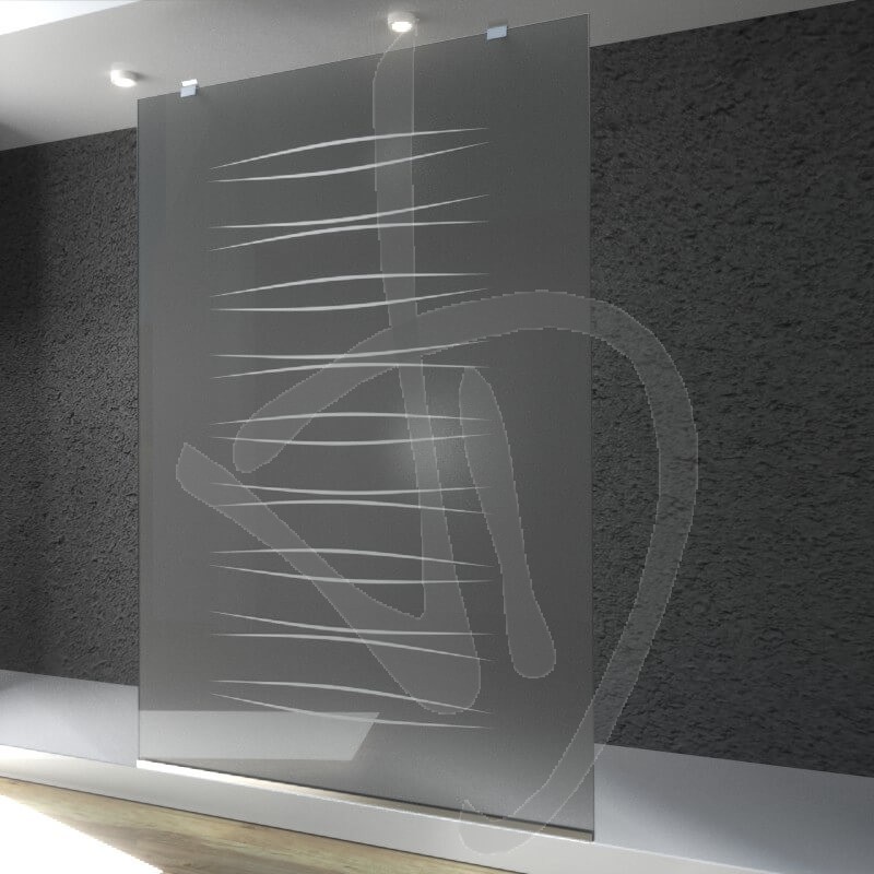 Vetri decorati per docce, vetro doccia fisso, arredo bagno, box doccia ...