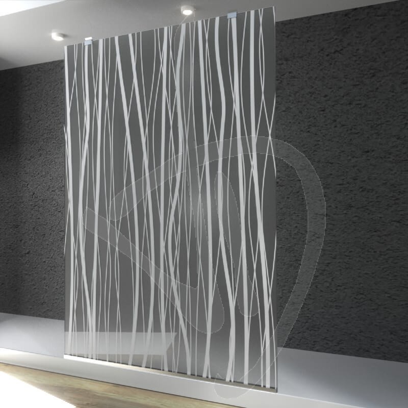 Vetri decorati per docce, vetro doccia fisso, arredo bagno, box doccia ...